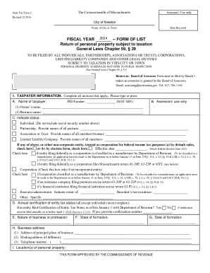 Fillable Online Fillable Online The Commonwealth Of Massachusetts State ...