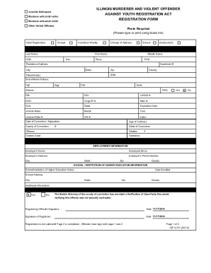 Fillable Online 730 ILCS 154/10 - Illinois General AssemblyOffender ...