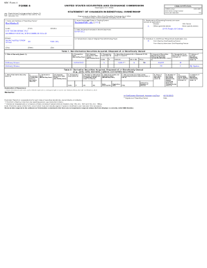 Fillable Online SEC Form 4: Statement of Changes in Beneficial ...