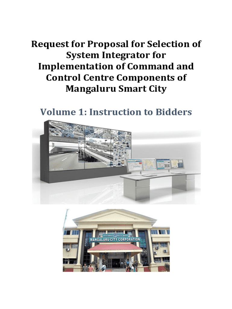 Fillable Online smartnet niua Request for Proposal for Selection of System Integrator for ...