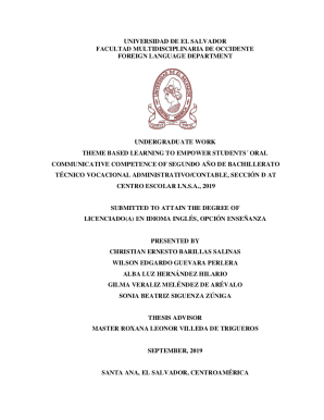 Fillable Online THEME BASED LEARNING TO EMPOWER STUDENTS ... Fax Email Print - pdfFiller