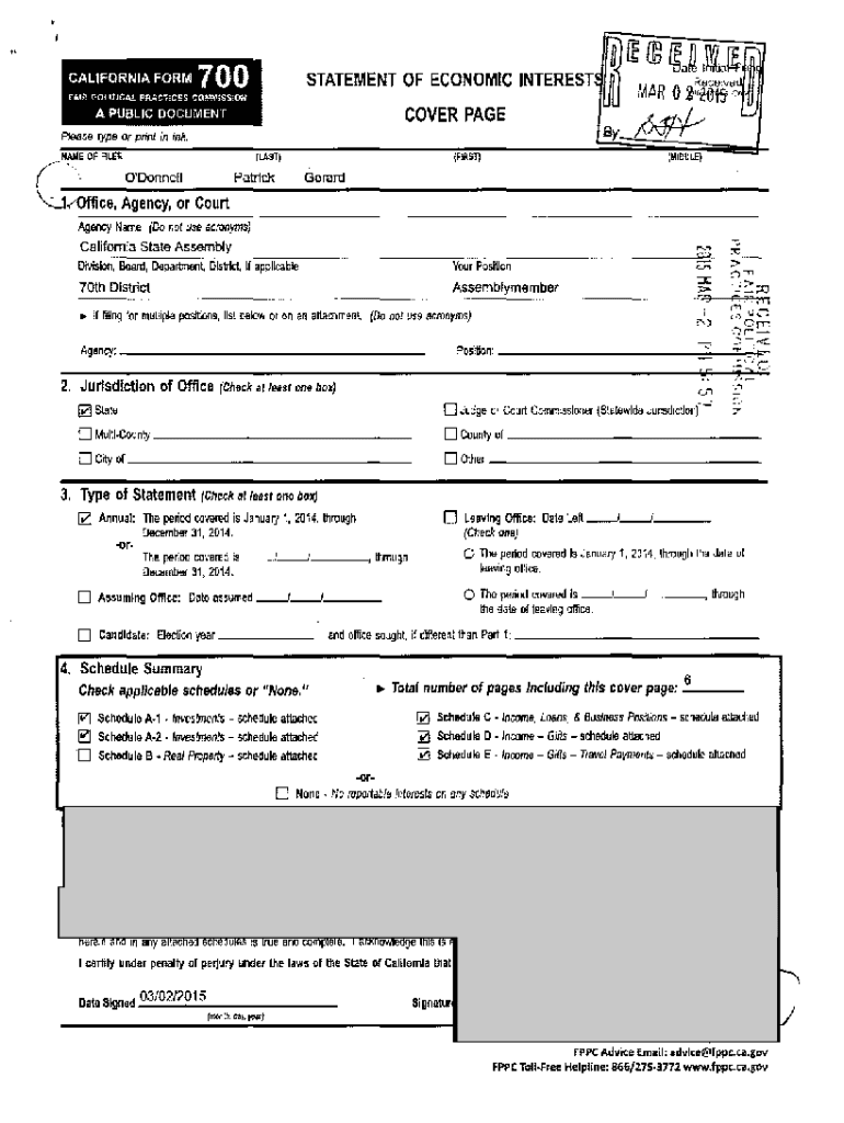 Fillable Online Form 700 - FPPC HomeForm 700 - FPPC HomeForm 700 - FPPC ... Fillable Online Form 700 - FPPC HomeForm 700 - FPPC HomeForm 700 - FPPC ...