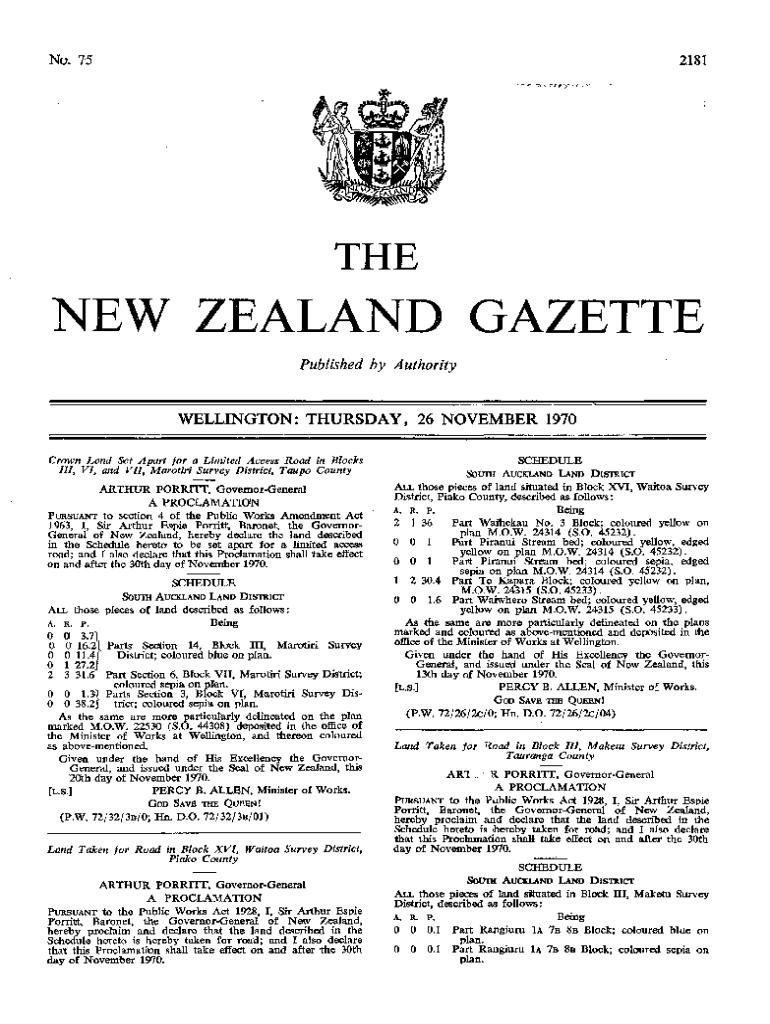 Fillable Online officialgazette.gov.gyThe Official Gazette - Home Fax ...