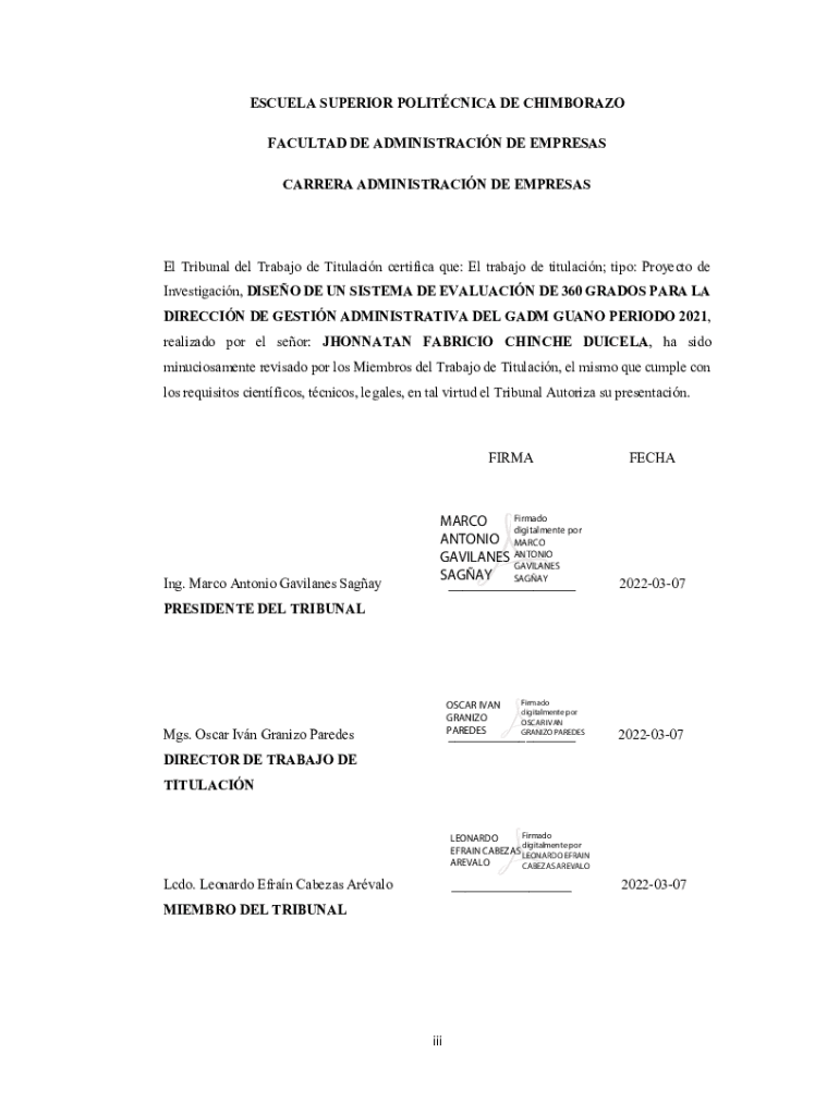 Fillable Online facultad de administracin de empresas - DSpace ESPOCH. Fax Email Print - pdfFiller