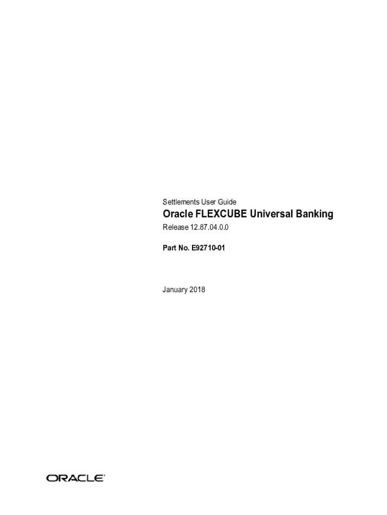 Fillable Online Dashboard User Guide Oracledashboard User Guide Oracle Flexcube