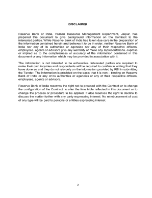 Fillable Online disclaimer - Reserve Bank of India Fax Email Print ...
