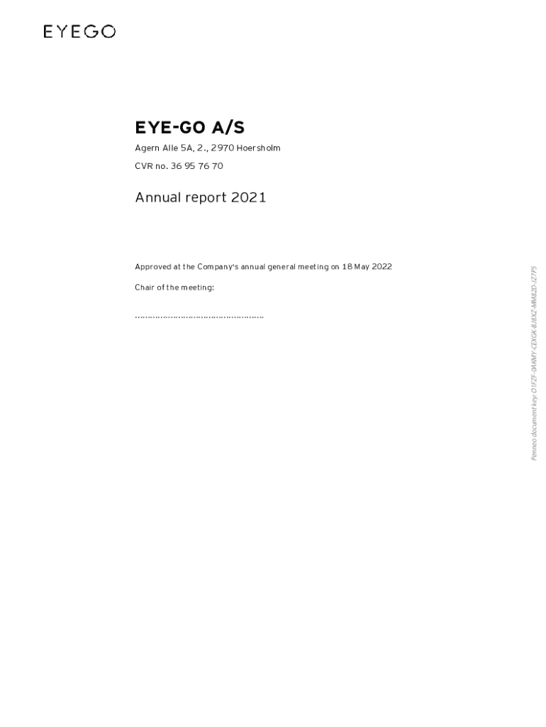 Fillable Online EYE-GO A/S - CVR API Fax Email Print - pdfFiller