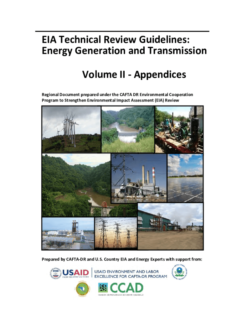 Fillable Online pdf usaid EIA Technical Review Guidelines for the ...