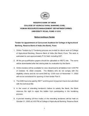 Fillable Online rbidocs.rbi.org.inrdocsTendersRESERVE BANK OF INDIA ...