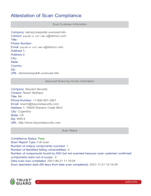 Fillable Online Can I make changes to the PCI-ASV Attestation of Scan ...