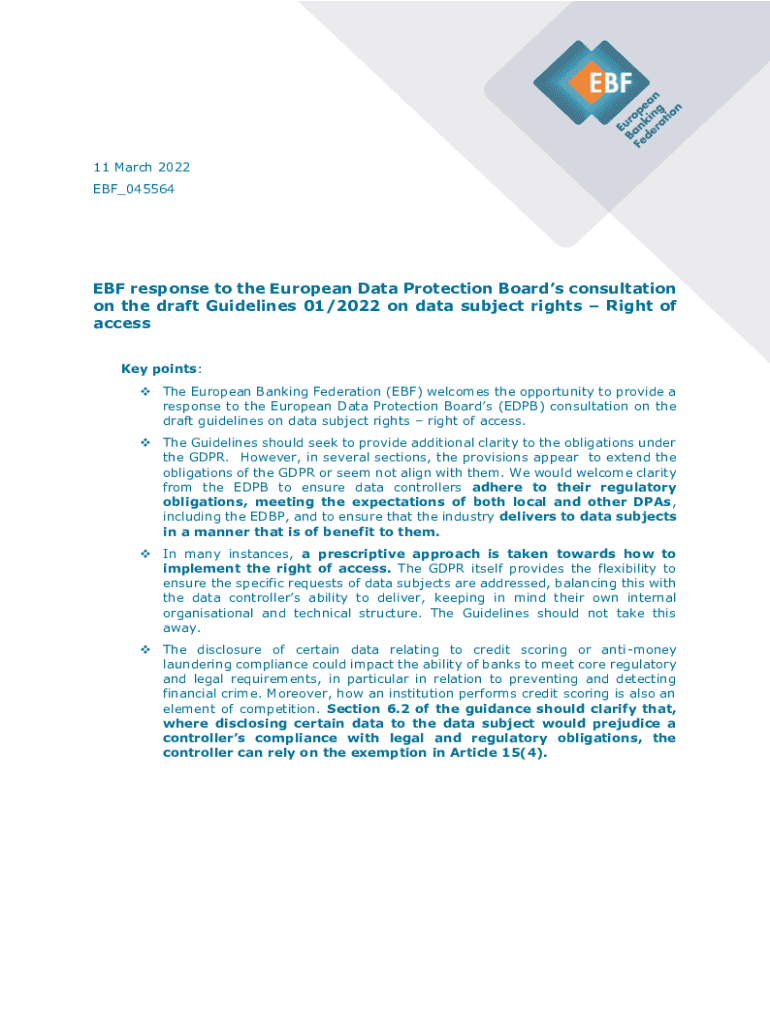 Fillable Online Edpbeuropaeusitesdefaultebf 042951 Ebf Response Edpb Guidelines On 