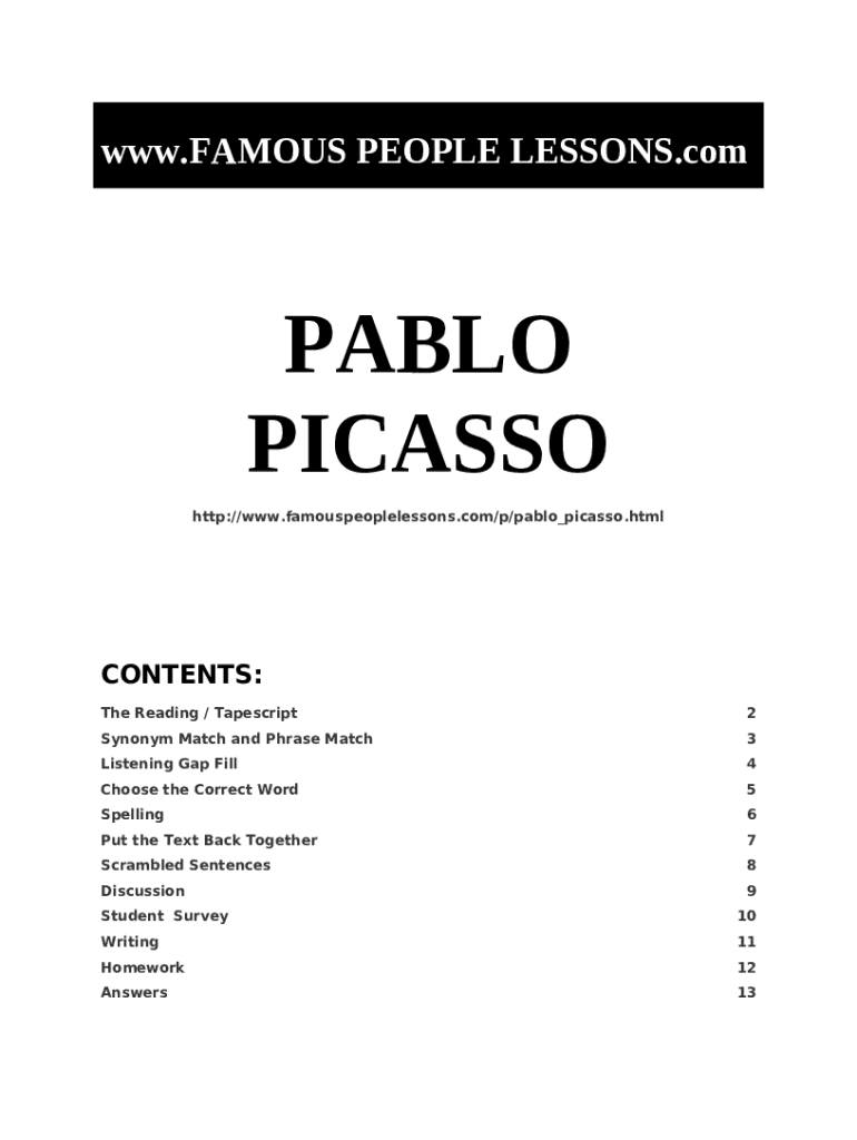 Pablo Picasso Biography - Facts, Childhood, Family Life & Achievements ...