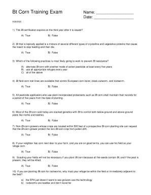Fillable Online Bt-Corn: What It Is and How It WorksEntomology Fax ...