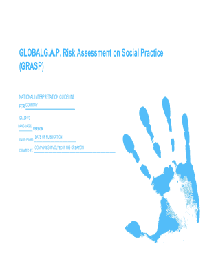 Fillable Online GLOBALG.A.P. RISK ASSESSMENT ON SOCIAL PRACTICE (GRASP ...