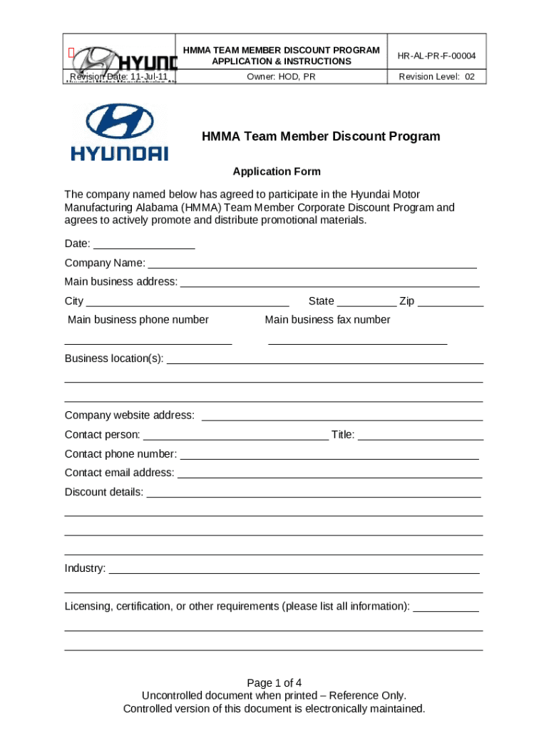 hmma self service Doc Template | pdfFiller