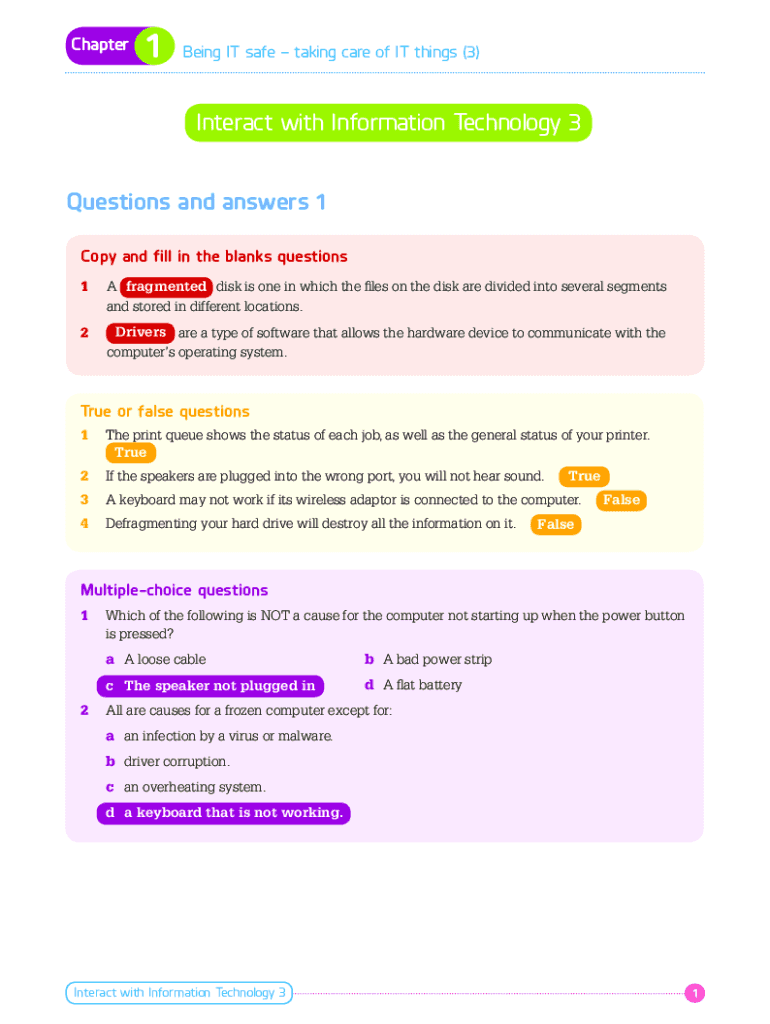 Fillable Online Basic Computer Skills: How to Defragment Your Hard ...