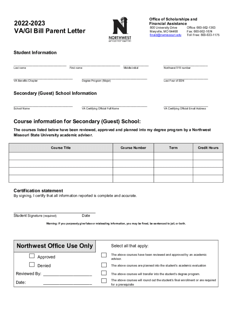 Fillable Online 2022-2023 Office of Scholarships and Identity and ...