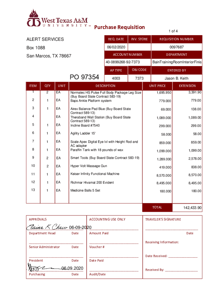 Fillable Online Purchase Requisition Integration in SAP S/4HANA Service ...