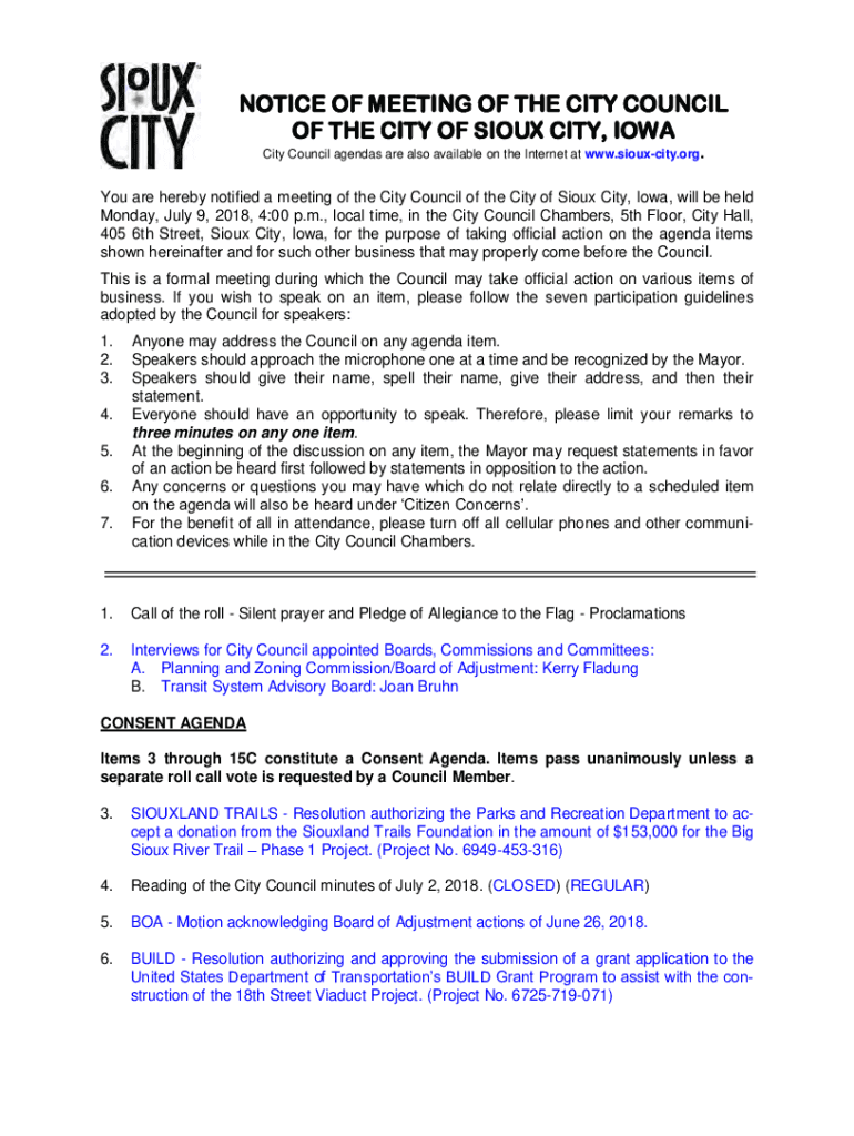 Fillable Online Agenda Setup. Youth Commission Fax Email Print - pdfFiller