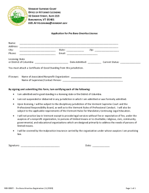 Fillable Online Attorney Licensing Statement and Certification of Compliance with the ... Fax ...