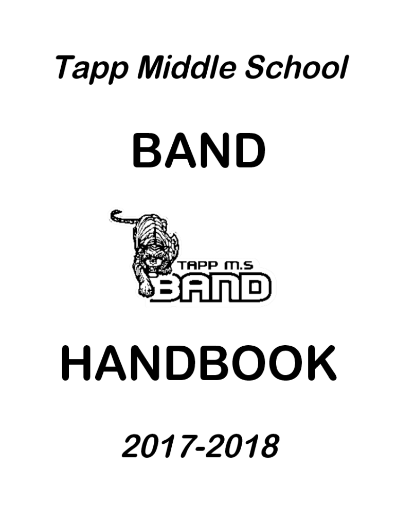 Fillable Online Tapp Middle School BandsExcellence is our standard ...