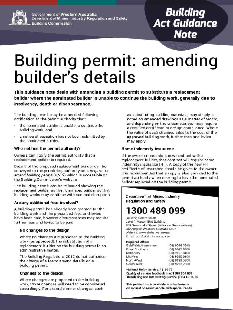 Fillable Online . Building permit Fax Email Print - pdfFiller