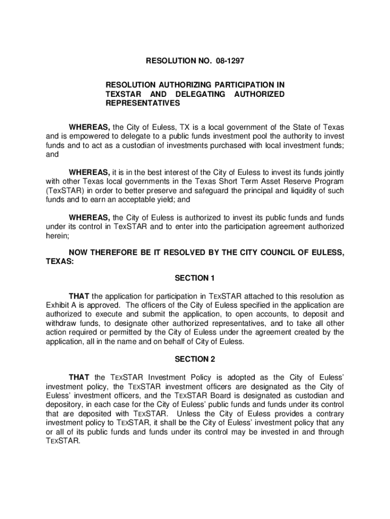 Fillable Online services.austintexas.govedimsdocumentRESOLUTION NO. RESOLUTION AUTHORIZING THE ...