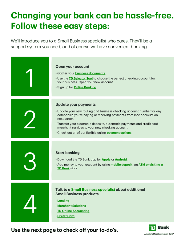 Fillable Online How To Switch Banks: A Step-By-Step GuideForbes ...