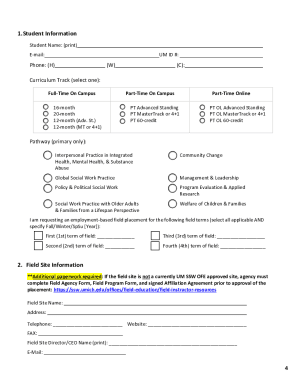 Fillable Online ssw umich socialwork.buffalo.edueducationmsw ...