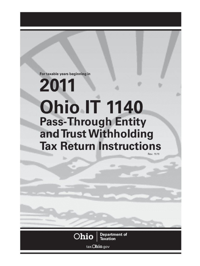 Fillable Online tax ohio Ohio Green Lights Pass-Through Entity Tax and ...