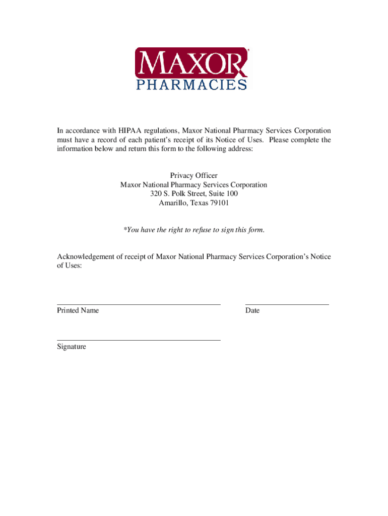 Fillable Online Forms - Maxor Fax Email Print - pdfFiller