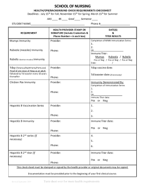 Fillable Online Health Check Sheet - University of Alaska Anchorage Fax ...