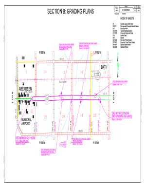 Fillable Online apps sd 1------P RO J EC T SHEET TOTAL SECTION M: PAVEMENT MARKING PLANS Fax ...