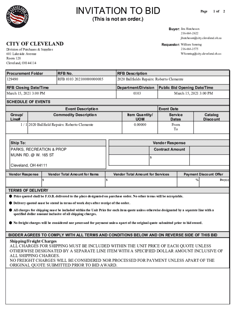 Fillable Online PARKS, RECREATION & PROP Fax Email Print - pdfFiller
