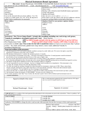 Fillable Online Rental Agreements PDF Forms for Free rental-forms ...
