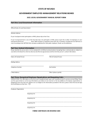 Fillable Online emrb.nv.govuploadedFilesemrbnvgovSTATE OF NEVADA GOVERNMENT EMPLOYEE-MANAGEMENT ...