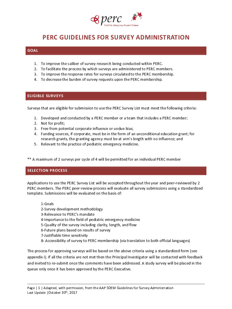 Fillable Online perc-canada.cawp-contentuploadsPERC GUIDELINES FOR ...