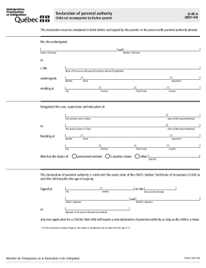 Fillable Online How To Fill Parent Declaration Form - Fill Online ...