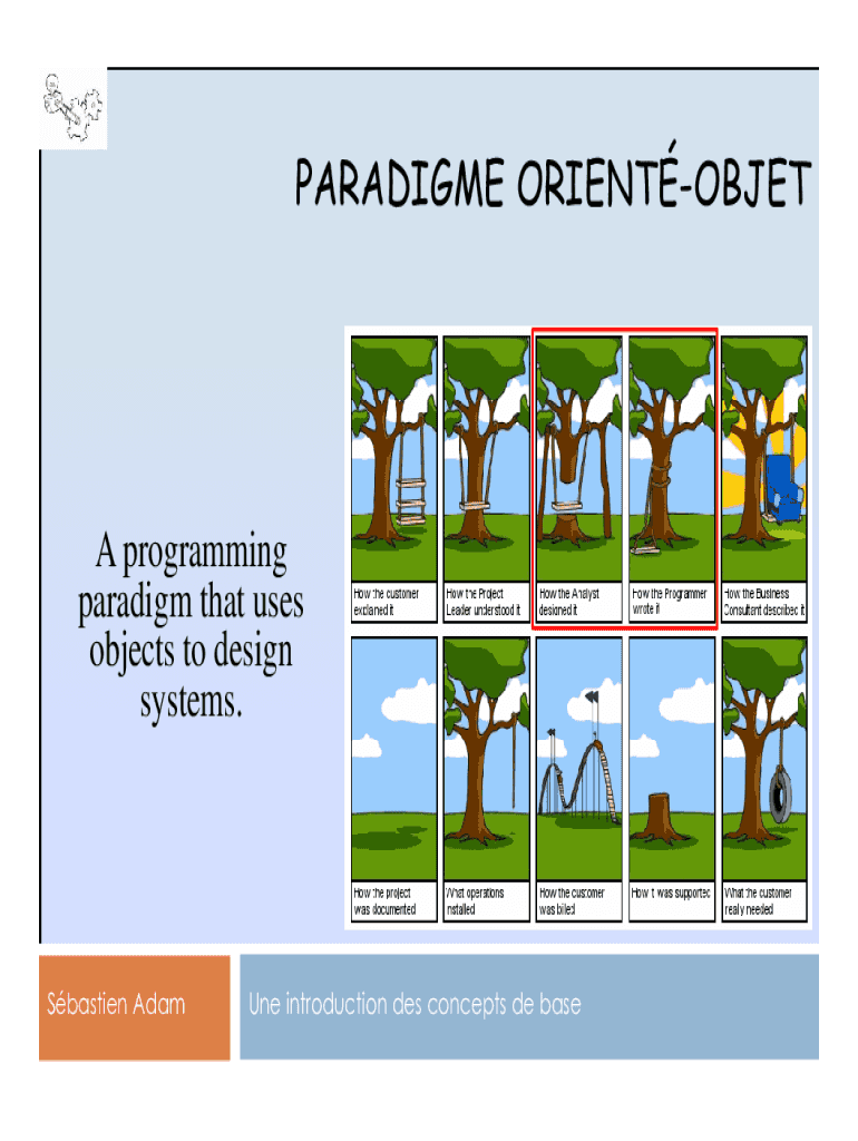 Fillable Online Cours Etsmtl Object Oriented Programming Paradigmbasic