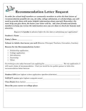 Fillable Online How To Ask for a Letter of Recommendation (With ...