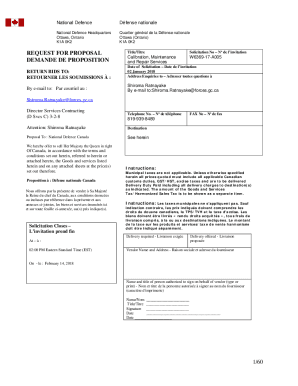 Fillable Online National Defence Headquarters (Carling) - 60 Moodie Dr ...