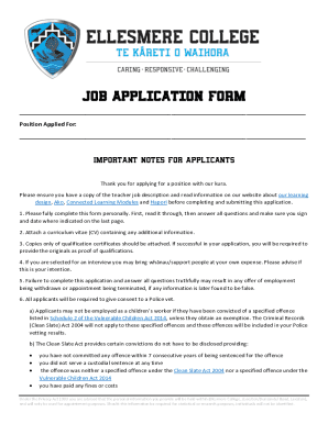 Fillable Online Job Applications: Types, Forms, and Samples - The ...