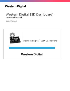 Fillable Online Western Digital SSD Dashboard. Western Digital SSD ...