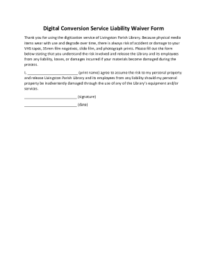 Fillable Online Digital Waiver Form TemplateOnTask Fax Email Print ...