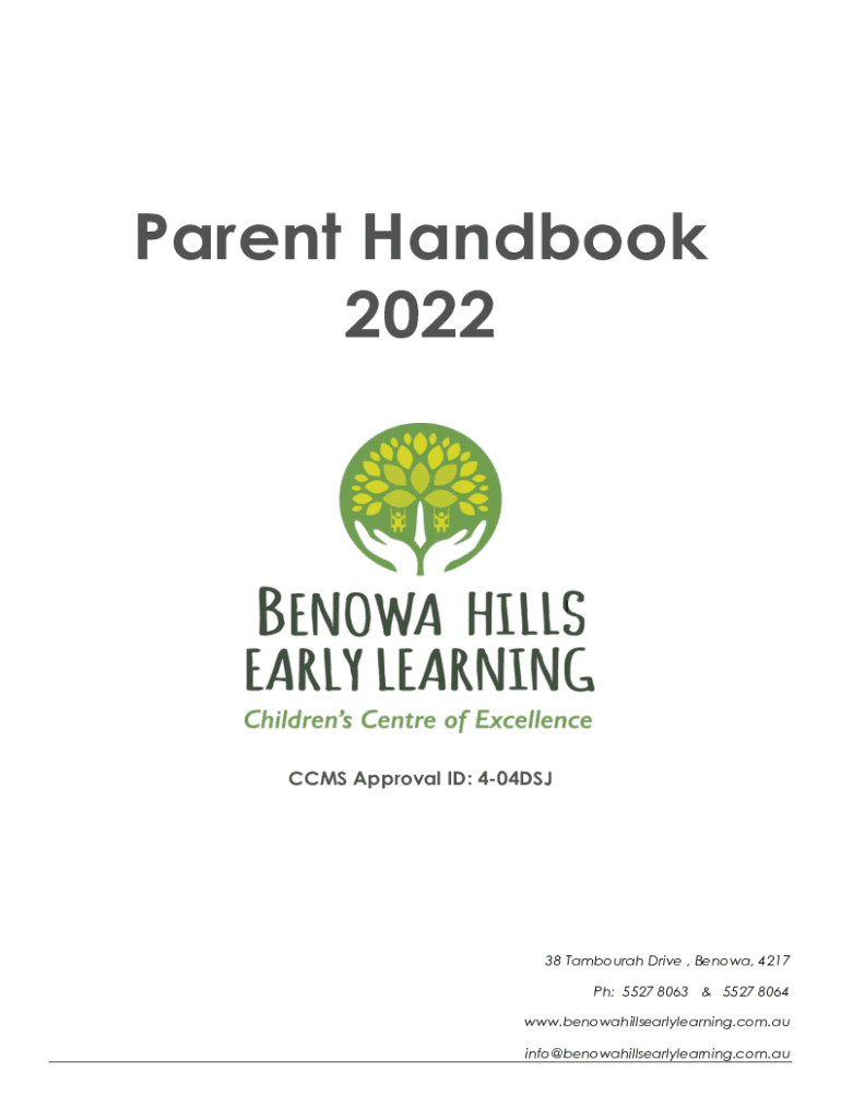 Fillable Online BENOWA EARLYLEARNING CENTRE Fax Email Print - pdfFiller