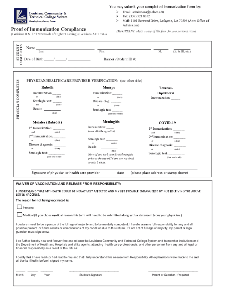 Fillable Online isss.umn.edunew-studentsrequirementsSubmit Your Immunization FormISSS ...