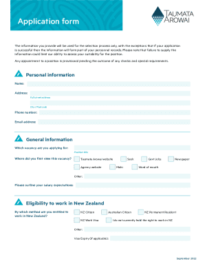 Fillable Online Job Applications: Types, Forms, and Samples - The ...