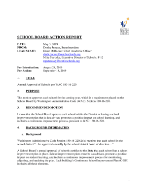Fillable Online C-SIP Board Action Report August 2019 - Seattle Public ...