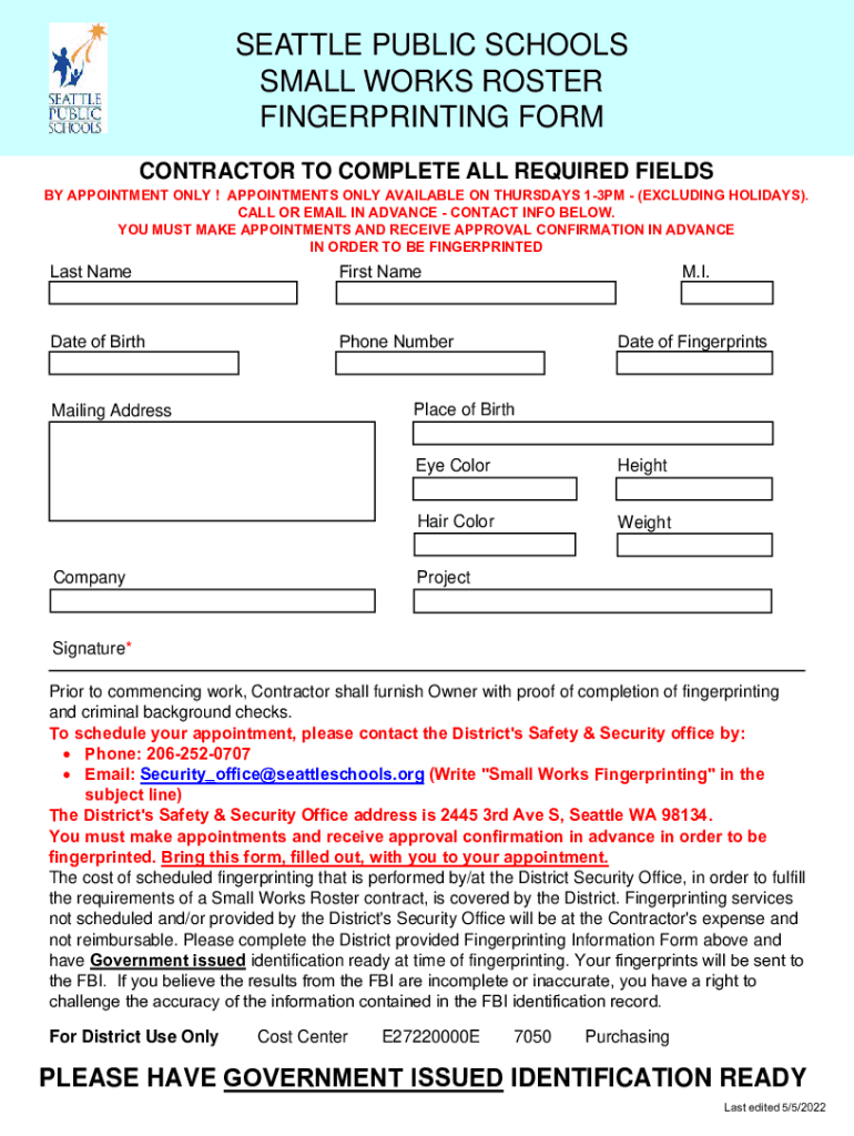 Fillable Online mysps.seattleschools.orgwp-contentuploadsSEATTLE PUBLIC SCHOOLS SMALL WORKS ...