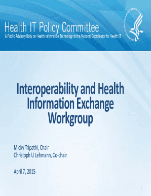 Fillable Online Interoperability and Health Information Exchange ...